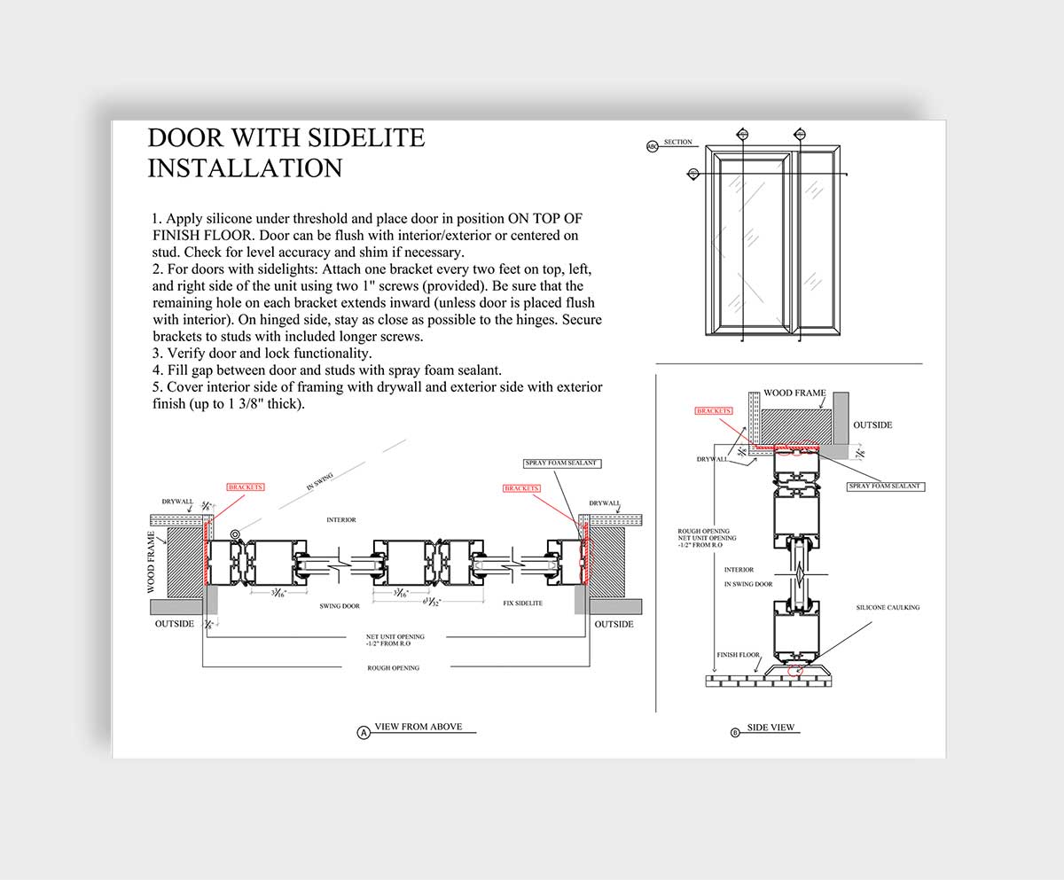 Modern Entry Doors | Installation Guides