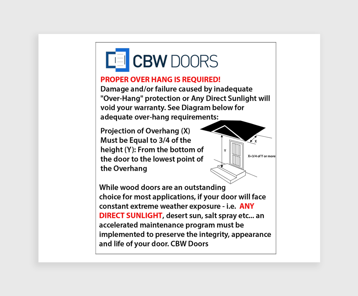 Modern Entry Doors | Warranty